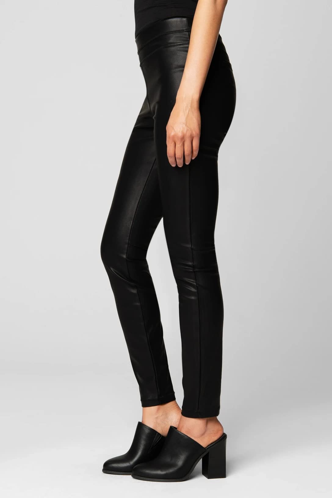 [blanknyc] Women's Pull On Vegan Leather Legging, black, 28