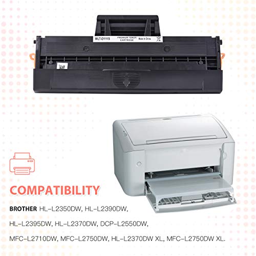 TN760 Compatible Toner Cartridge Replacement for Brother TN-760 TN730 to Use with HL-L2350DW HL-L2390DW DCP-L2550DW HL-L2370DW HL-L2395DW MFC-L2710DW,Page Yield Up to 6000(2Pack)