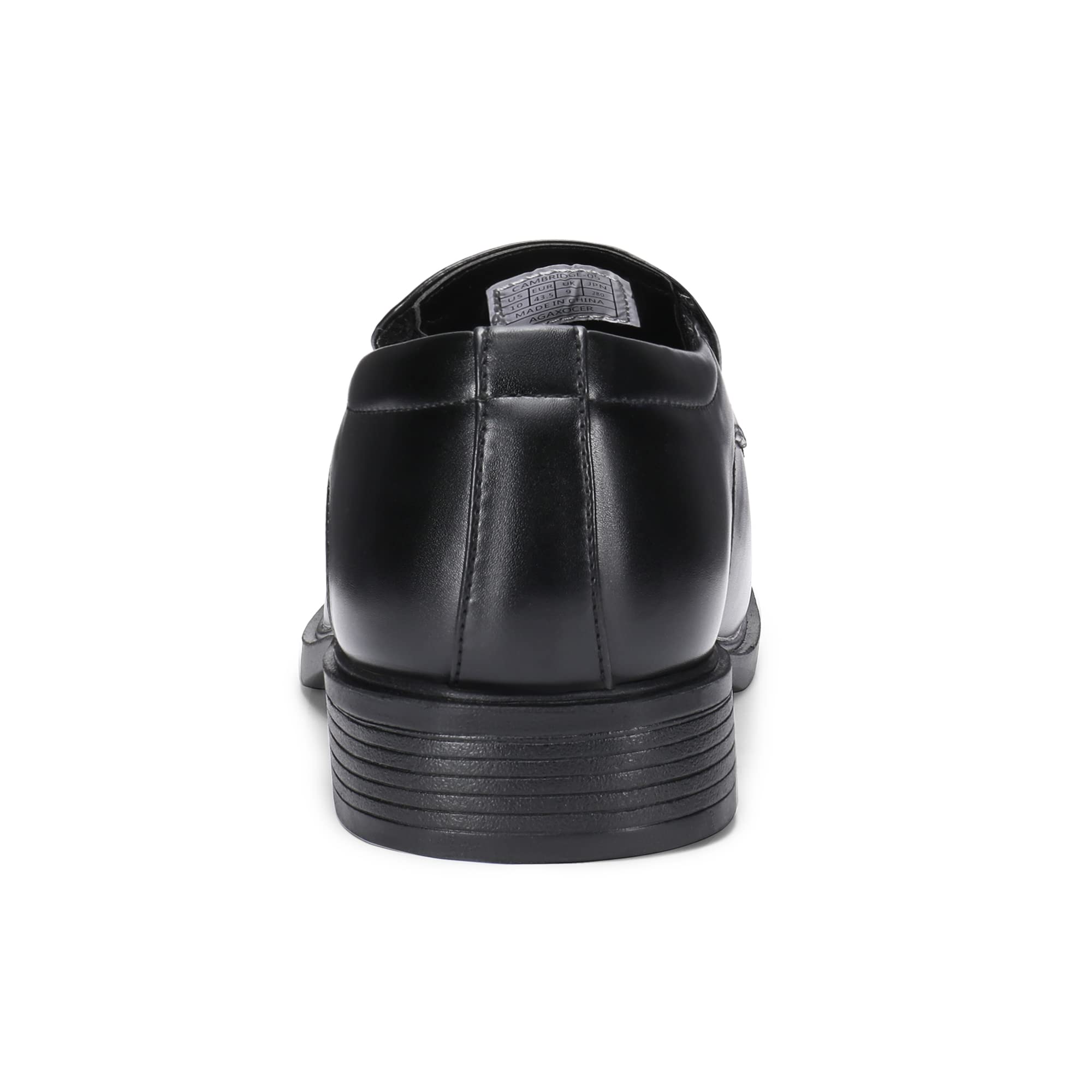 Bruno Marc Men's Square Toe Dress Loafers Shoes, 5-Black - 13 (Cambridge-05)