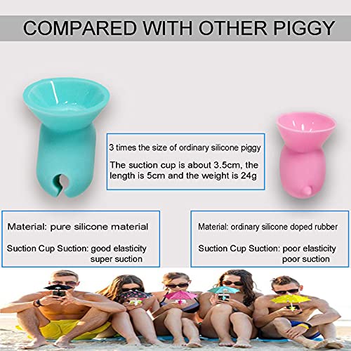 BEITESTAR Universal Phone Sunshade Holder - Upgrade Phone Umbrella for Outside Sun Shade - Creative Desktop Piggy Cell Phone Holder, Silicone Durable Mobile Phone Holder