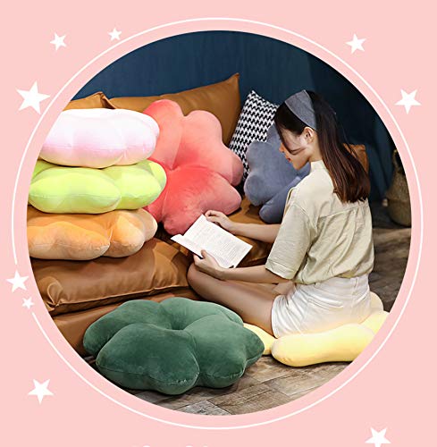 KEZHUYING Four-Leaf Clover Pillow Household Throw Pillow Decoration (Green)