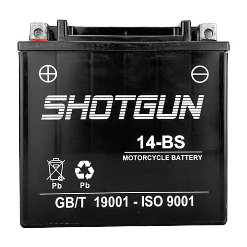Shotgun Replacement for ATV Battery YTX14-BS for Honda TRX 500 420 450 350 300 Rubicon Foreman Rancher