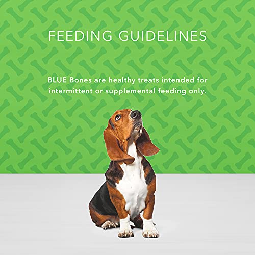 Blue Buffalo Bones Natural Crunchy Dog Treats, Small Dog Biscuits, Assorted flavors- Beef, Chicken or Bacon (16-oz bag, 4 count)