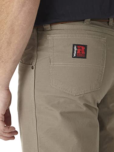 Wrangler Riggs Workwear mens Technician Work Utility Pants, Dark Khaki, 34W x 32L US