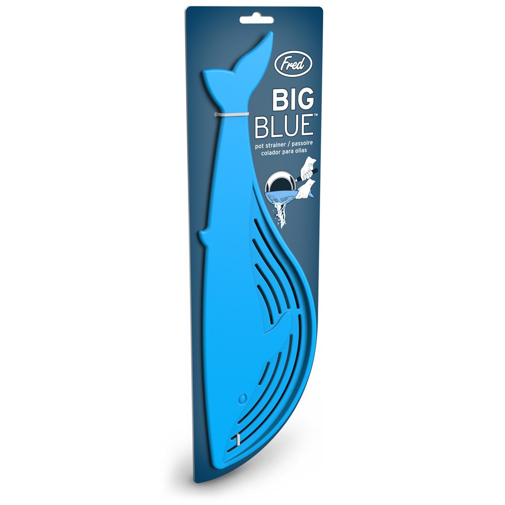 Genuine Fred BIG BLUE Whale Strainer