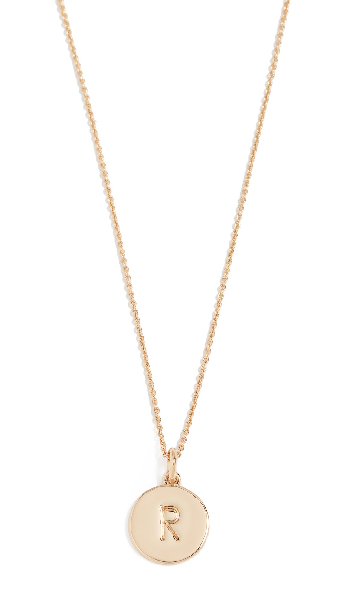 kate spade new york "Kate Spade Pendants" "R" womens Pendant Necklace, 18"