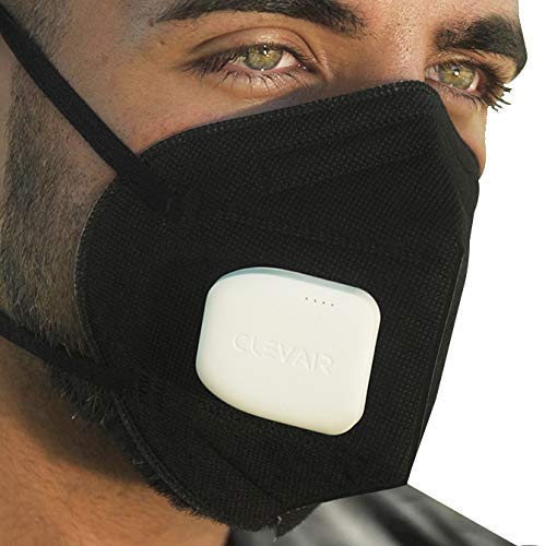 Clevair Mask 3 box set with fan unit, reusable and rechargeable