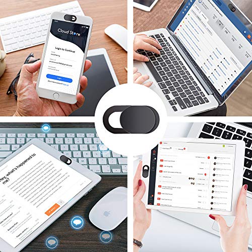 Camera Cover 6 PCS, Webcam Cover Slide,Ultra-Thin Webcam Cover Slide for Laptop, MacBook, PC, Cell Phone and More Accessories,Protect Your Privacy and Security