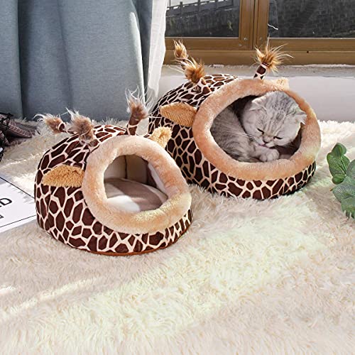 LEFTSTARER Guinea Pig Rat Bed and Hideout for Ferret Hedgehog Sleep and Hide, Hamster Small Pet Animals Supplies Toy Cage Accessories Nest(1-L)