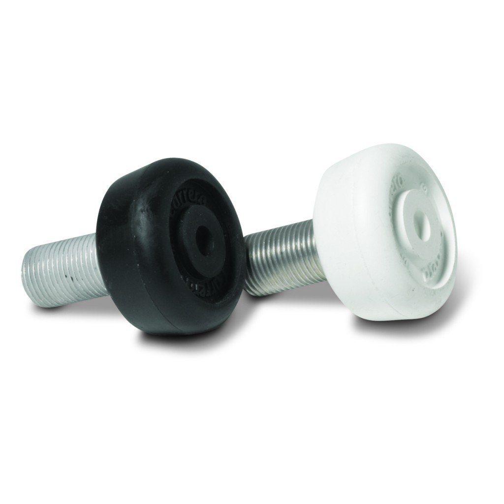Sure-Grip Carrera Toe-Stop - Designed with a 5/8" Stem - Features 42mm Footprint and Thickness of 20mm - Sold in Pair - Available in Two Color Options (Black/White)