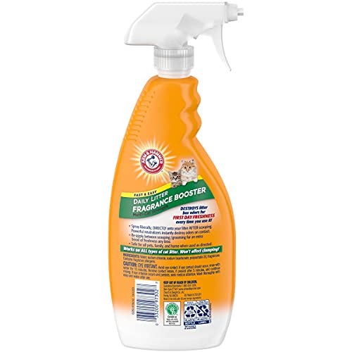 Arm and Hammer Cat Litter Deodorizer Spray, 21.5 Fl Oz [2-Pack]