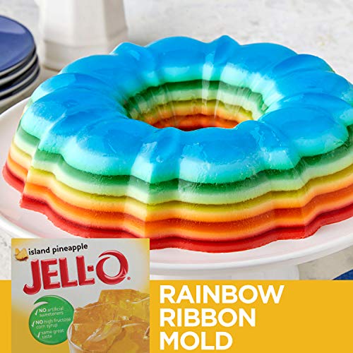 Jell-O Island Pineapple Gelatin Mix (3 oz Boxes, Pack of 6)