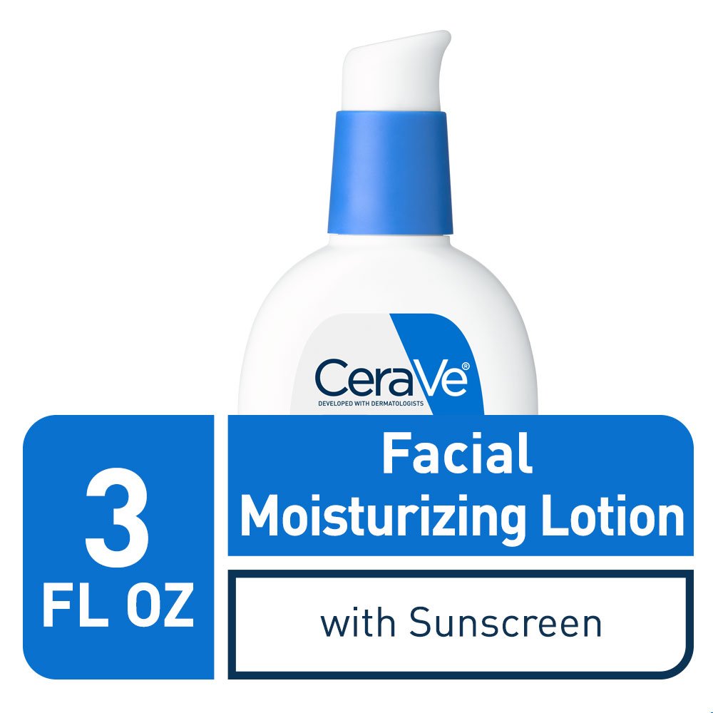 CeraVe Facial Moisturizing Lotion AM SPF 30 | 3 Ounce | Daily Face Moisturizer with SPF | Fragrance Free