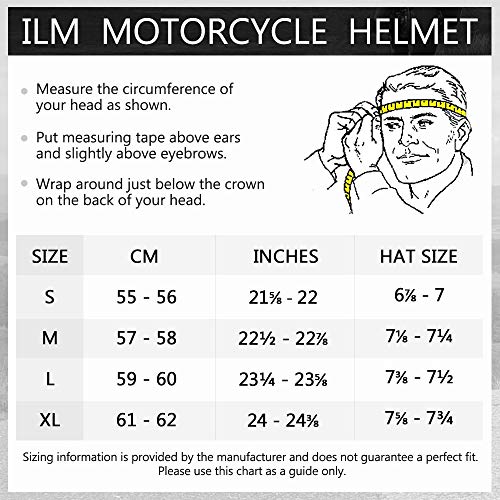 ILM Bluetooth Integrated Modular Flip up Full Face Motorcycle Helmet Sun Shield Mp3 Intercom Model 953 (L, Matte Black)