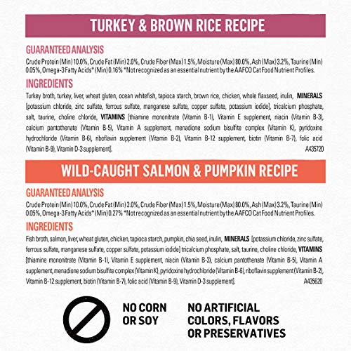 Purina Beyond Natural, Limited Ingredient Wet Cat Food Complement Variety Pack, Mixers+ Digestive Support - (2 Packs of 8) 1.55 Oz. Pouches