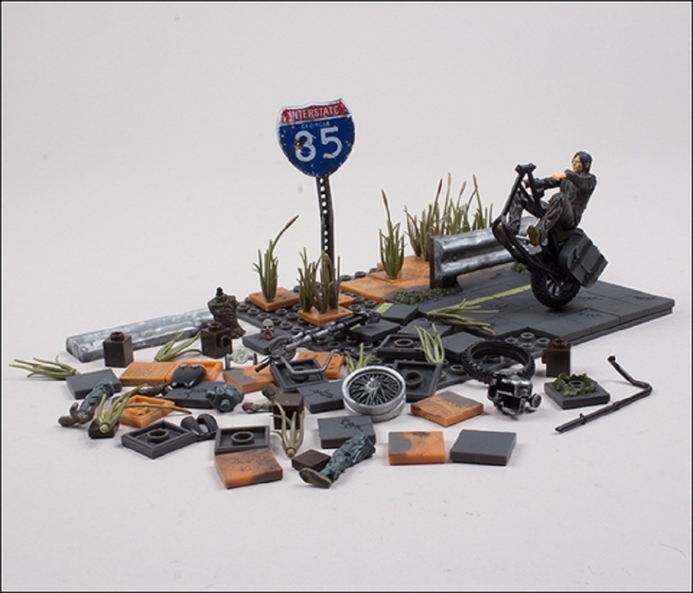 McFarlane Toys Building Sets -The Walking Dead TV Daryl Dixon with Chopper Building Set