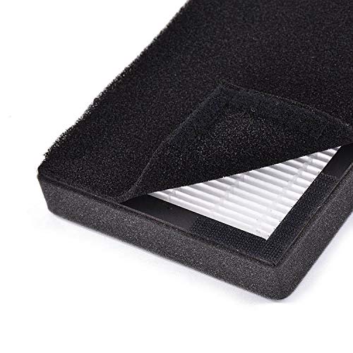 True HEPA Filter B Replacement Compatible with GermGuardian Air Purifier FLT4825 AC4825 AC4300 AC4800 AC4900 AC4850 Pure Guardian AP2200CA, Black Decker BXAP148, 2 Packs