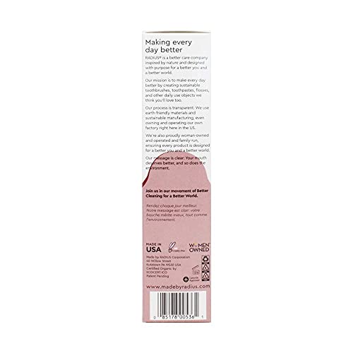 RADIUS USDA Organic Toothpaste 3oz Non Toxic Chemical-Free Gluten-Free Designed to Improve Gum Health & Prevent Cavity - Clove Cardamom - Pack of 2