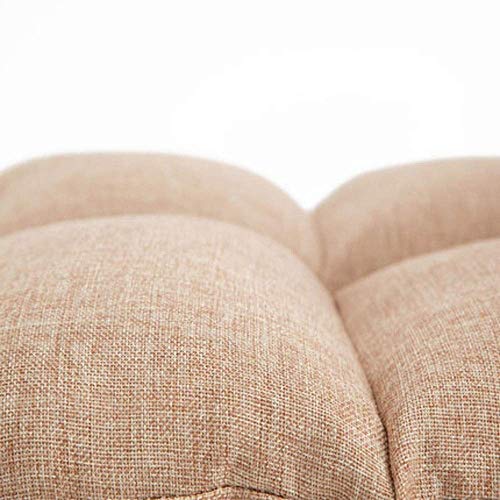 GYDJBD Lazy Sofa,High Back Floor Gaming Chair, Lazy Sofa Couch Bed, Softly Cushioned, Easily Folding for Teens Adults,51cmx51cmx50cm Khaki