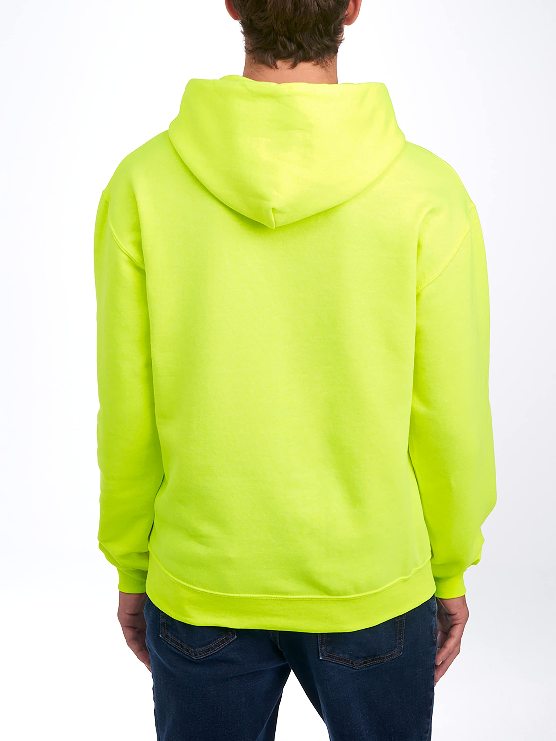 Jerzees --Men's NuBlend Fleece -Sweatshirts & Hoodies, Hoodie-Safety Green, XX-Large
