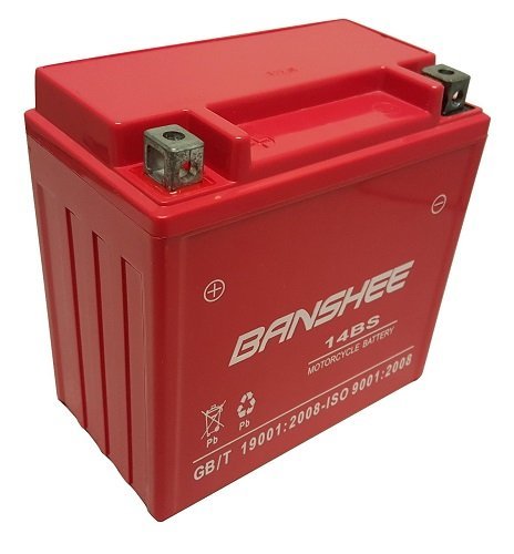 Banshee YTX14-BS Maintenance Free Battery with 4 Year Warranty BAN14BS