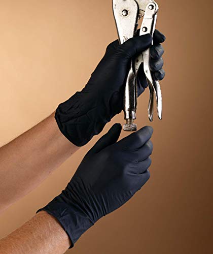 High Five Onyx Nitrile Exam Gloves, X-Large, 100 Gloves