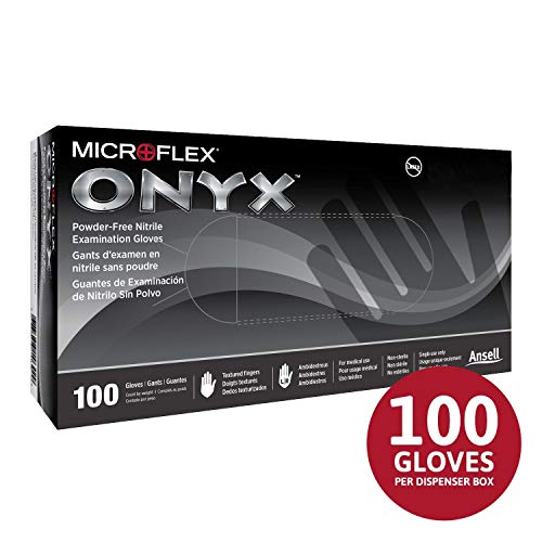 High Five Onyx Nitrile Exam Gloves, X-Large, 100 Gloves