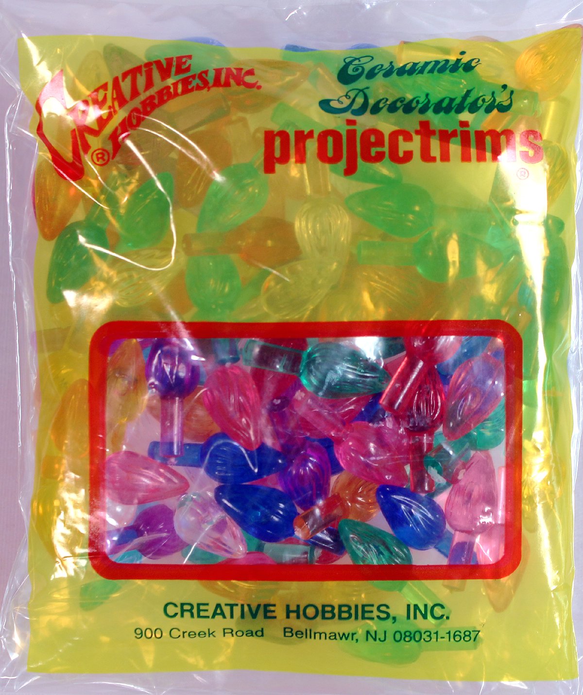Creative Hobbies Ceramic Christmas Tree Replacement Lights, Medium Twist Light Ornaments, Multi Colors, 144 Piece Pack