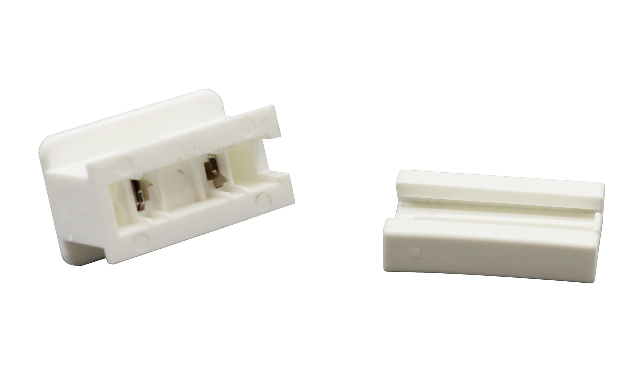 Creative Hobbies SPLUG, Easy Snap On End Plug, For SPT-1 Wire, Residential Grade, Polarized, Non-Grounding, 8 Amp, 125 Volt, White, Pack of 5 Plugs