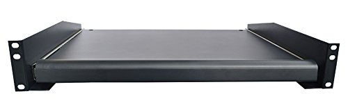 Sysracks Pack 2 PCS X 2U Rack Mount Adjustable Pull-Out Sliding Keyboard Mouse Shelf Tray