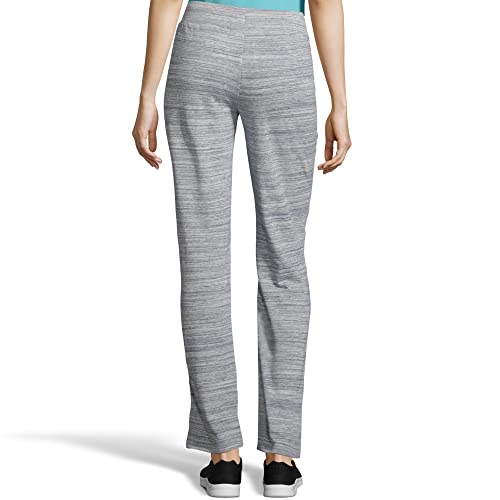 Hanes Women's French Terry Pant, Navy Space Dye, Small