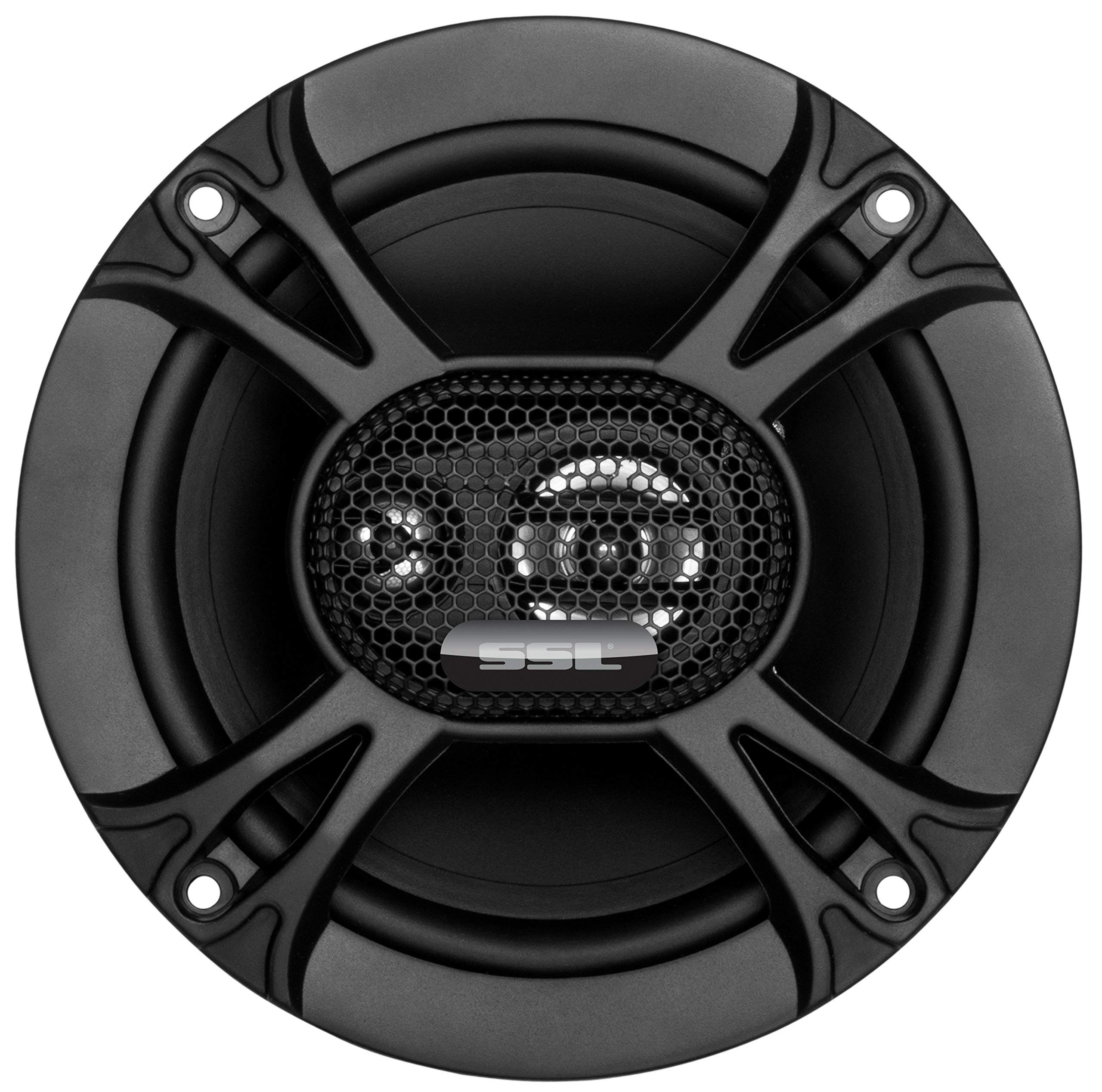 Sound Storm Laboratories EX365 6.5 Inch Car Door Speakers - 150 Watts (Pair), Coaxial, 3 Way, Full Range Audio, Sold in Pairs, Bocinas para Carro