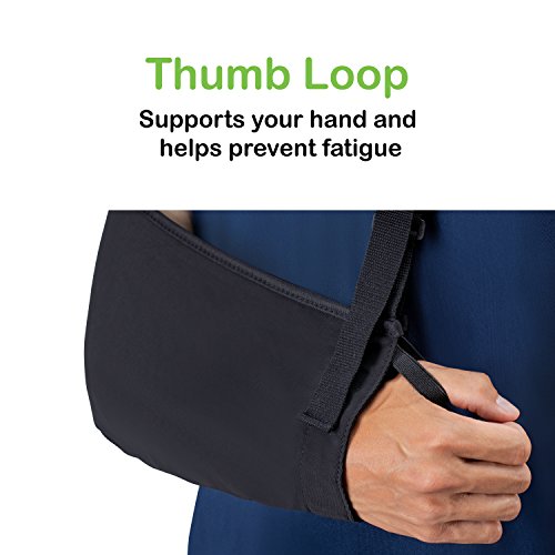 Think Ergo Arm Sling Air: Breathable Medical Sling with Padding on Strap. For Broken & Fractured Bones, Shoulder & Rotator Cuff Support