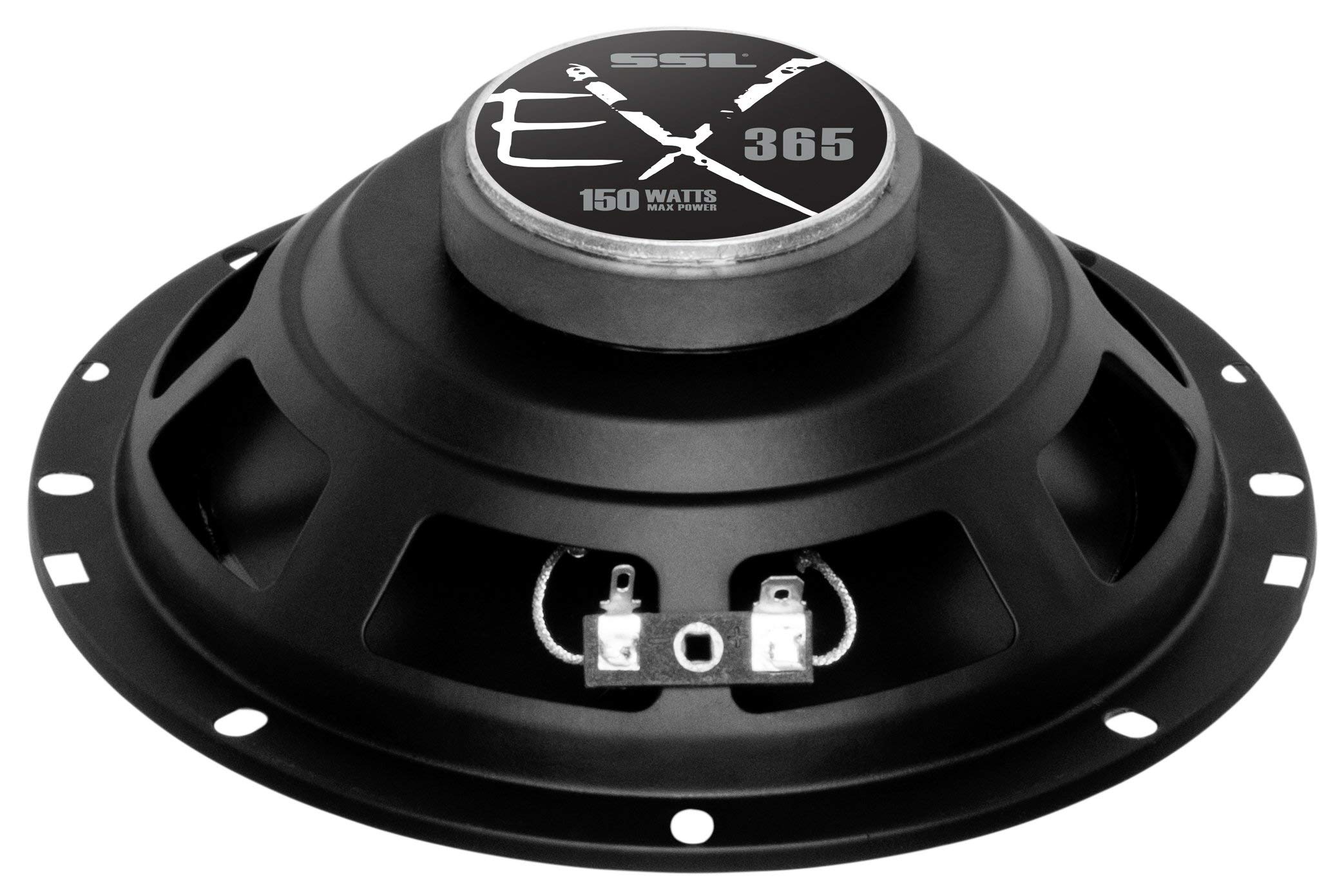 Sound Storm Laboratories EX365 6.5 Inch Car Door Speakers - 150 Watts (Pair), Coaxial, 3 Way, Full Range Audio, Sold in Pairs, Bocinas para Carro