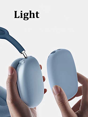 Earpads Cushions Protectors Cover Case,Soft Silicone Ear Pads Cup Compatible with AirPods Max Headphones (Green)