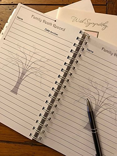 Large Print Address Book with A-Z Tabs Birthday Anniversary Calendar Family Record Keeper Personalized Gifts