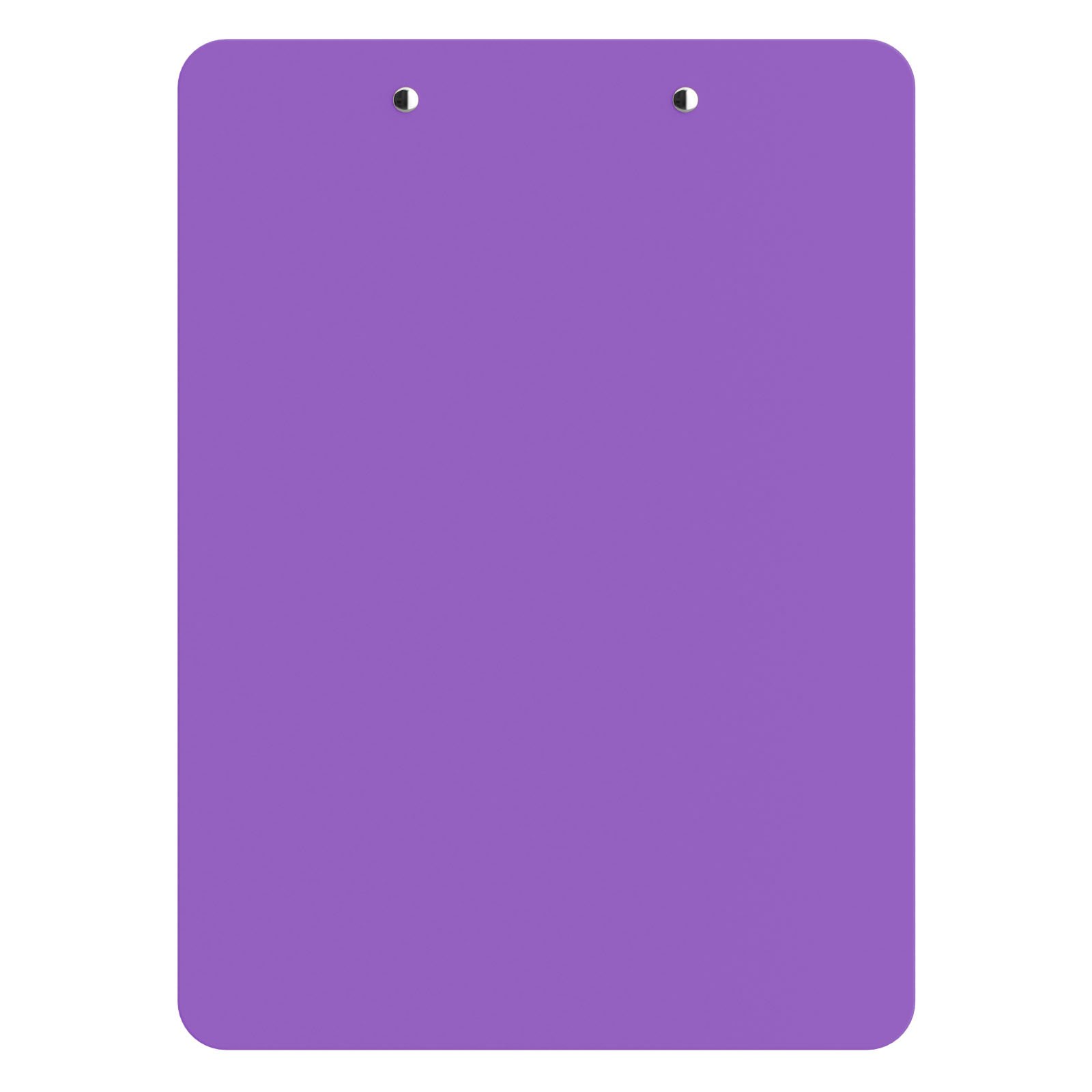 Letter Size 8.5 x 11 Plastic Clipboard - Lilac
