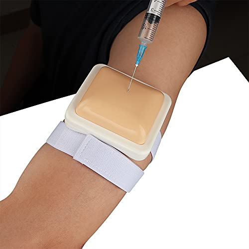 8 Pack Injection Pad-Plastic Intramuscular, Injection Training Pad for Nurse, Medical Students Training Practice Pad