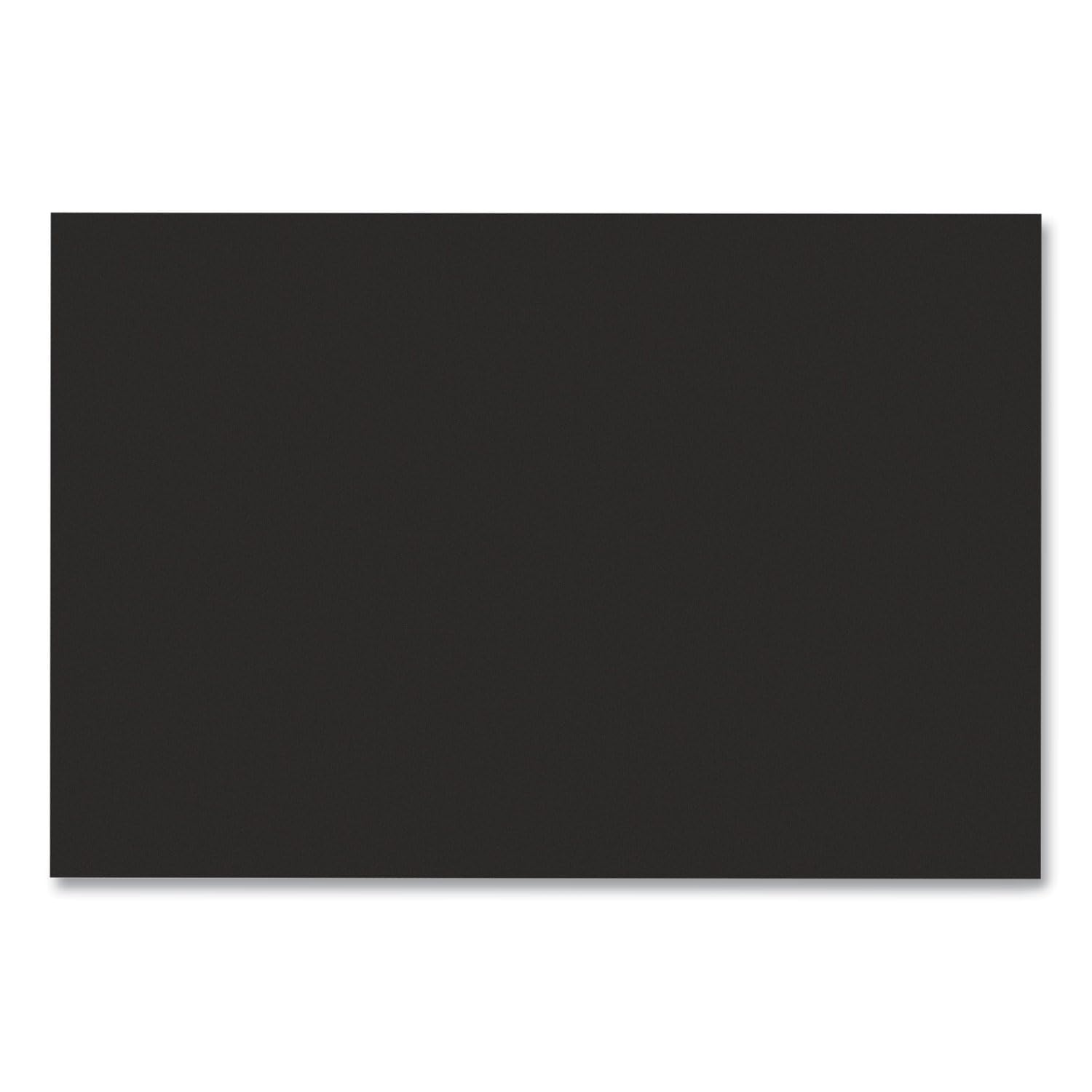 SunWorks 6307 Construction Paper, 58 lbs., 12 x 18, Black, 50 Sheets/Pack