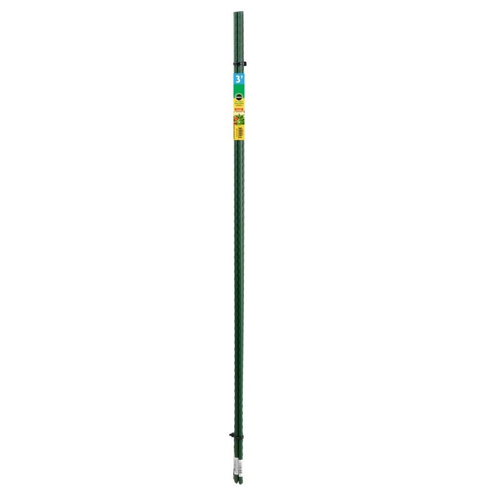 ZEE MANUFACTURING SMG12197W Miracle-GRO 2-Pack 3' Bundled Steel Stakes, Green