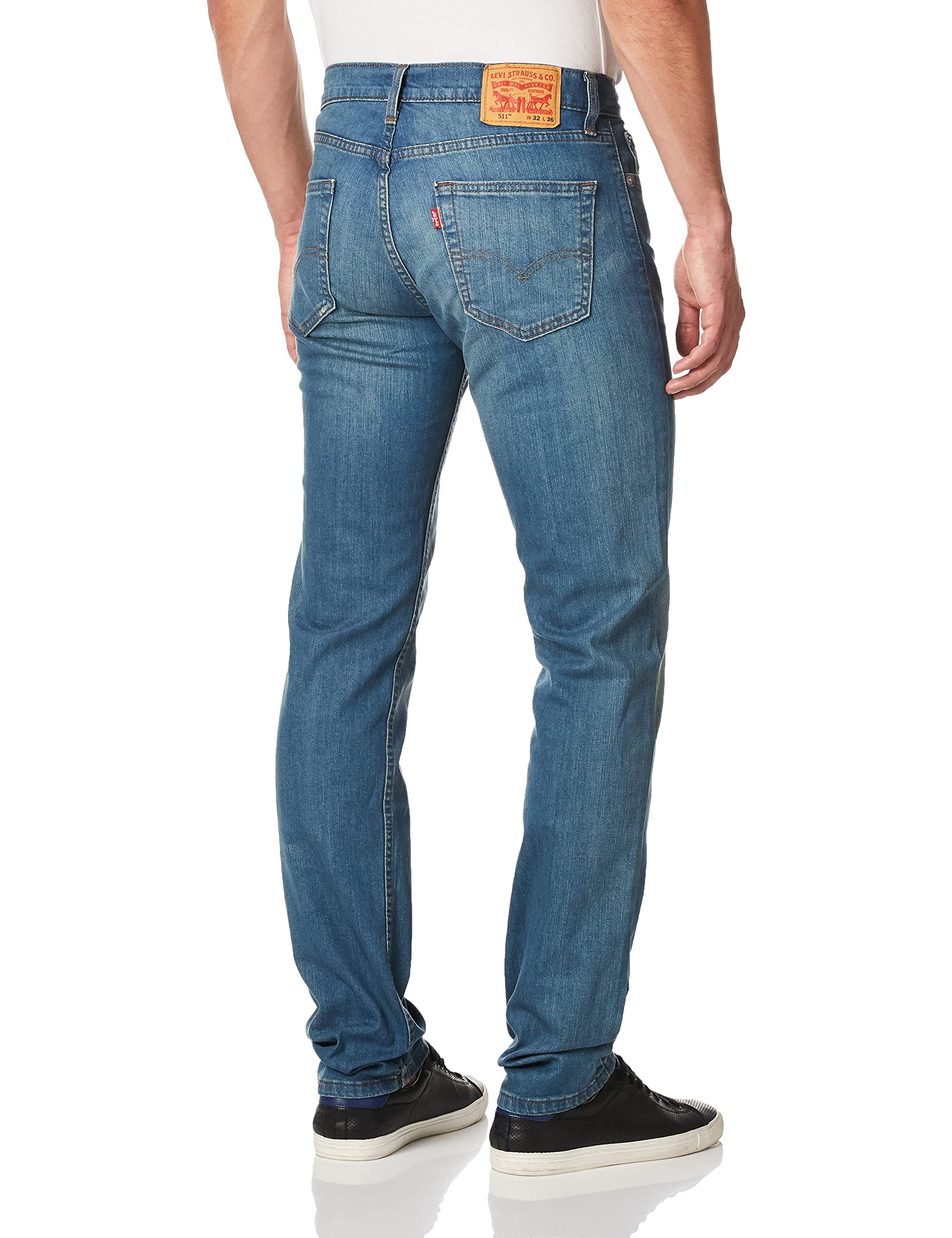 Levi's Men's 511 Slim Fit Jeans (Also Available in Big & Tall), Throttle-Stretch, 32W x 32L