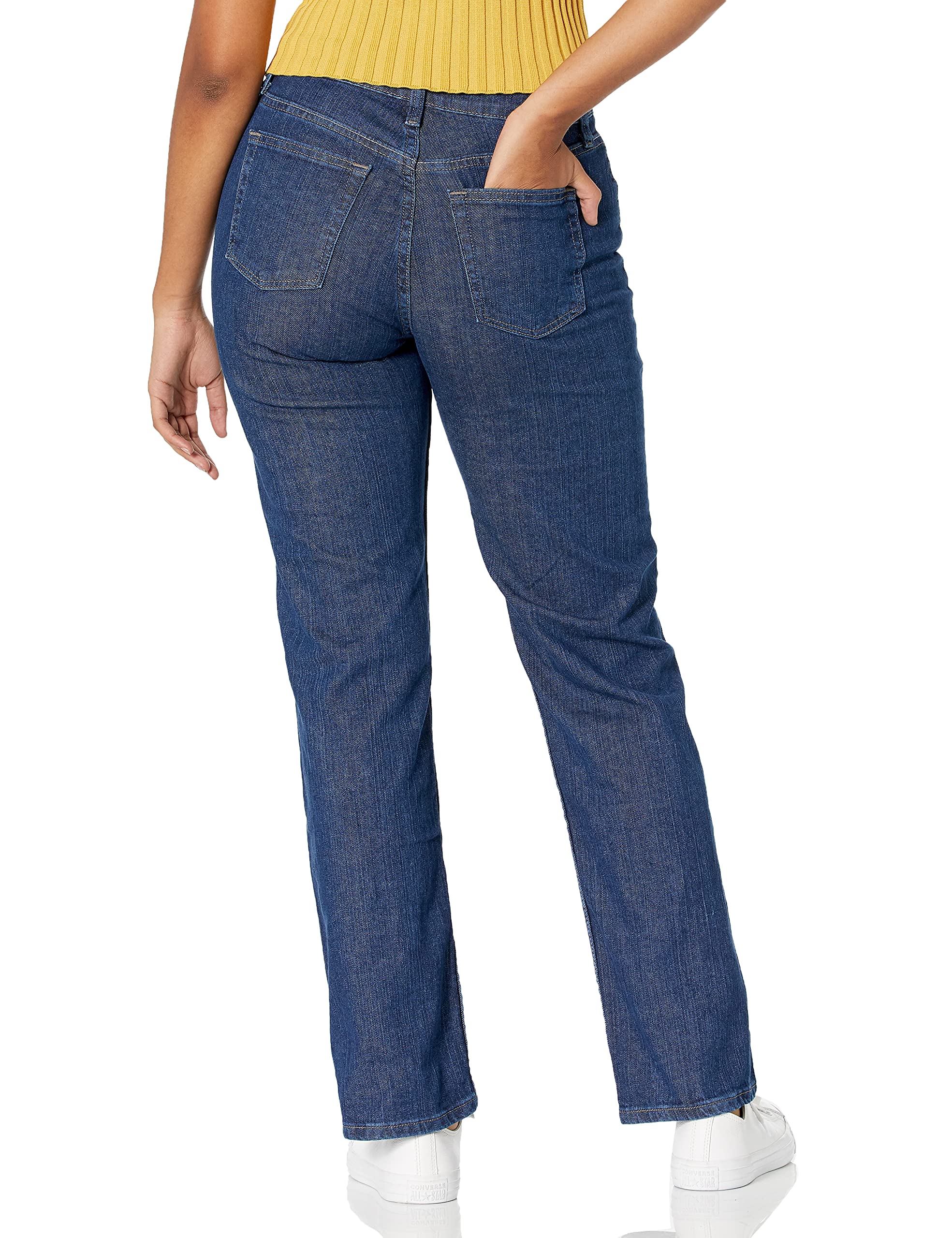 Riders by Lee Indigo Women's Relaxed Fit Straight Leg Jean,Patriot Blue,18