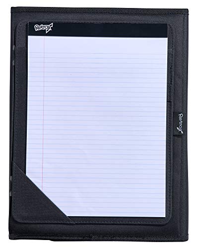 It's Academic Accordion File Organizer, Black Fabric, Notepad Included, 500 Sheet Capacity, 11 x 14 (98778-6D)