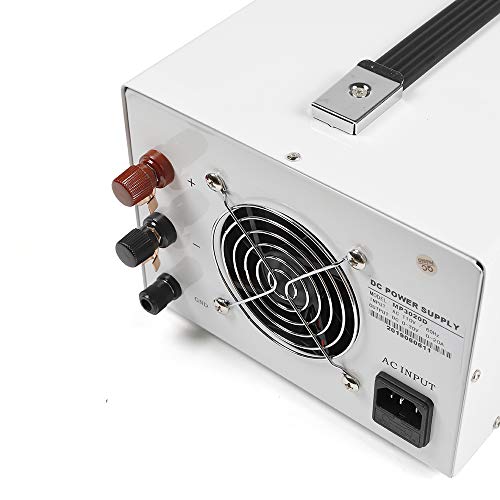 DNYSYSJ Adjustable DC Regulated Power-30V 20A DC Power Supply Supply Variable-Regulated DC Bench Power Supply with LED Display