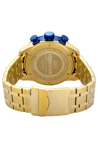 Invicta Men's 19173 Aviator Analog Display Japanese Quartz Gold Watch