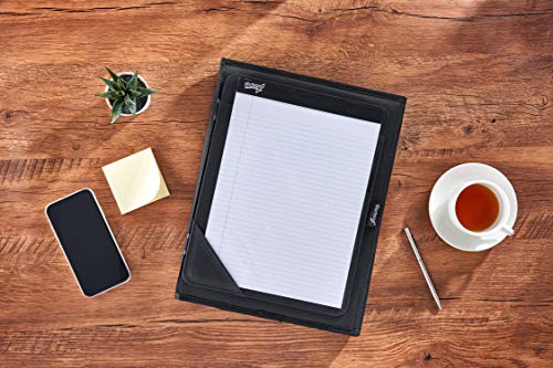 It's Academic Accordion File Organizer, Black Fabric, Notepad Included, 500 Sheet Capacity, 11 x 14 (98778-6D)