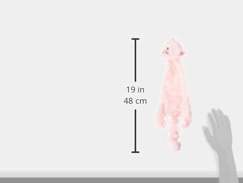 Best Pet Supplies 2-in-1 Stuffless Squeaky Dog Toys with Soft, Durable Fabric for Small, Medium, and Large Pets, No Stuffing for Indoor Play, Holds a Plastic Bottle - Pig, Medium