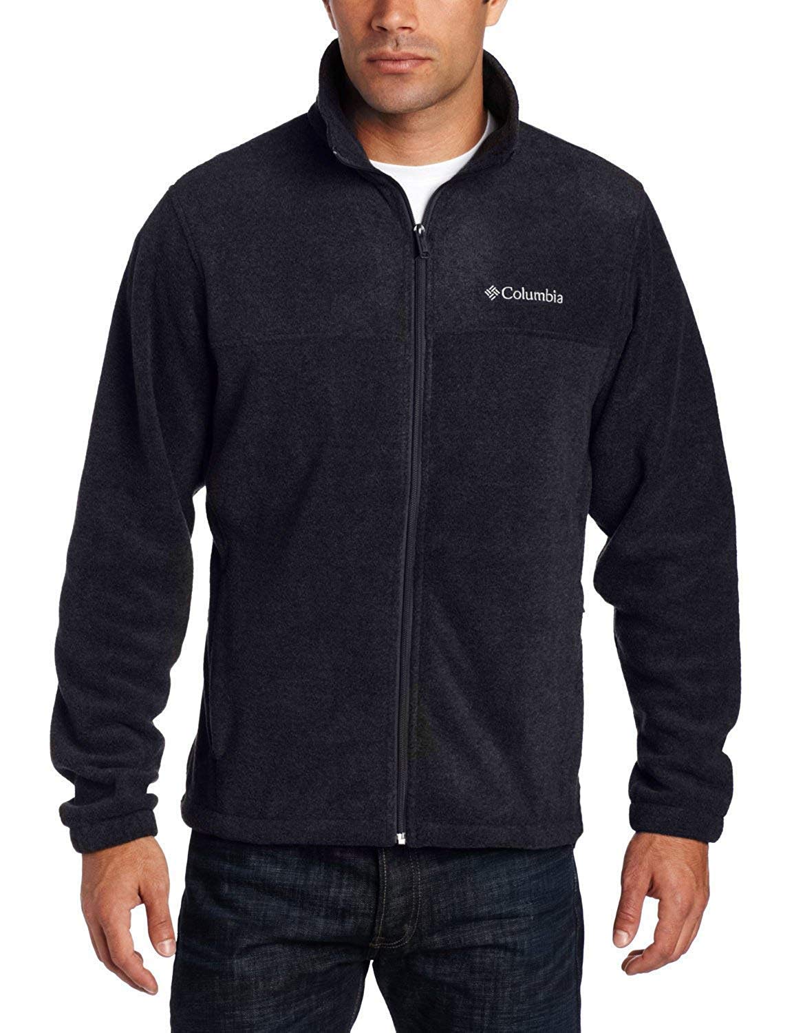 Columbia Men's Granite Mountain Fleece Jacket (Black, XLT)