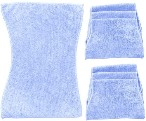Synonymous compatible reusable Swiffer pads for use with Swiffer Sweeper and Swiffer Bissell Steamboost - replacement for wet Swiffer pads and Swiffer dry pads (6 pack compatible Swiffer mop pads)