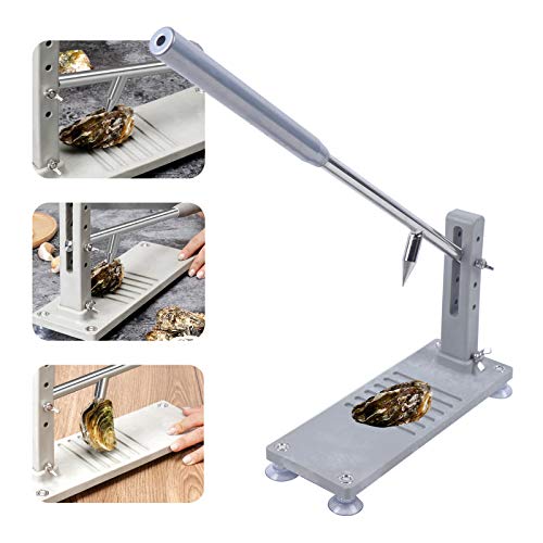 Horizontal Oyster Shucker, Oyster Clam Opener Tool and Knife Set For Hotel & Family Buffet